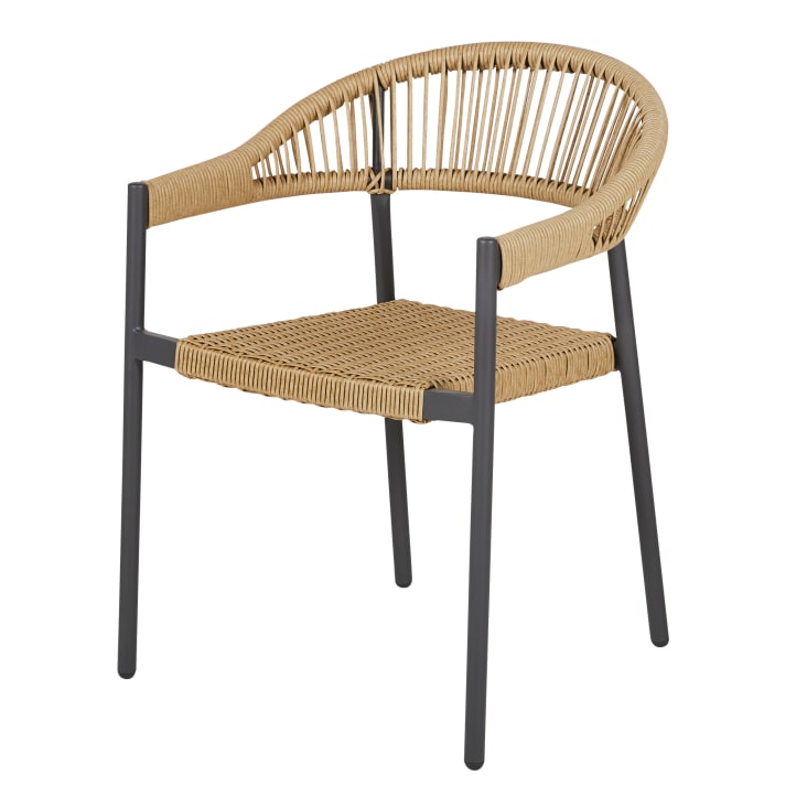 Ensemble Table De Jardin Extensible En Aluminium Imitation Rotin Et 8