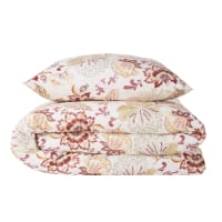 Bettwäsche-Set aus Baumwolle mit Leopardenmuster, beige, karamell und ...