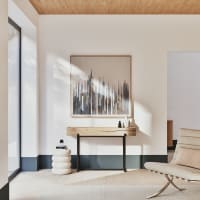 Console extensible effet bois chêne nature 90x40/300 cm Ghibli ...