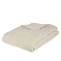 Boutis en gaze de coton 150x150 cm granite | Maisons du Monde