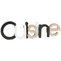 Decorazione da parete in pietra gres écru 41x15 cm Alba | Maisons du Monde