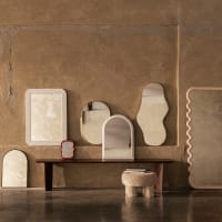 Espejo grande arqueado blanco 76x165 cm VEDRA | Maisons du Monde