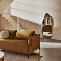 Espejo irregular en acero negro, 71x140 cm LISANA | Maisons du Monde