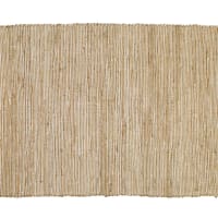Geweven tapijt van gerecycled katoen in etnische stijl 140X200 BLIDA ...
