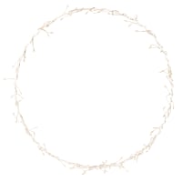 Kersttak met rode bessen met bevroren effect | Maisons du Monde