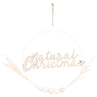 Kersttak met rode bessen met bevroren effect | Maisons du Monde