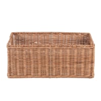 Korb aus Bananenblatt und Rattan mit natürlicher Farbe D50 Tarajih ...