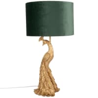 Tischleuchte aus Glas 54cm, grün Sengwa | Maisons du Monde