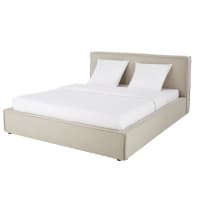 Letto a baldacchino metallo 90 x 200 cm nero Sormery | Maisons du Monde