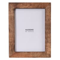 Marco de fotos de madera de mango blanco 18x13 Boston | Maisons du Monde
