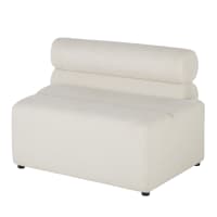 Chauffeuse pour canapé modulable grise Fakir | Maisons du Monde