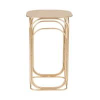 Lustre de 4 braços de metal dourado MONROE | Maisons du Monde