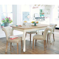 Mesa extensible para 6-8 personas 140/190 cm efecto madera olmo Jesi ...