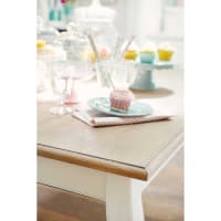 Mesa extensible para 6-8 personas 140/190 cm efecto madera olmo Jesi ...