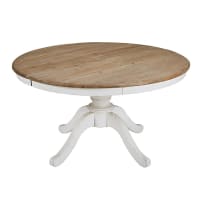 Mesa extensible para 6-8 personas 140/190 cm efecto madera olmo Jesi ...