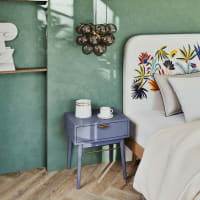 Schwebender nachttisch 1 schublade Eiche-Optik Telmo | Maisons du Monde