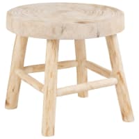 Tabouret / meuble d'appoint en céramique couleur mauve clair | Maisons ...