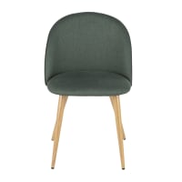 Sedia poliestere mostarda Eleana | Maisons du Monde