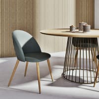 Sedia poliestere mostarda Eleana | Maisons du Monde