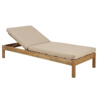 Sonnenliege aus Aluminium, weiß Hawai | Maisons du Monde