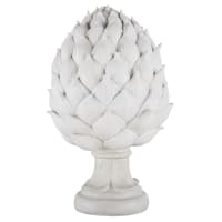 Dekorative Figuren aus weißem Steinzeug, H23 Familia | Maisons du Monde