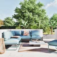 Tapete de exterior tecido terracota 200x290 Anthea | Maisons du Monde