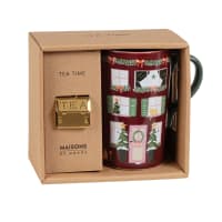 Taza de cerámica blanca con corazones Ysee | Maisons du Monde