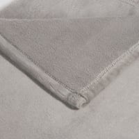 Manta de franela jacquard negra de 230x150 cm Holata | Maisons du Monde