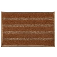 Zerbino in cocco a quadri scozzesi rossi 40x60cm Lopez | Maisons du Monde