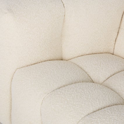 2-Sitzer-Sofa mit Bouclé-Bezug, beige Lilo | Maisons du Monde