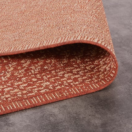 Alfombra de exterior color terracota 160x230 cm Anthea | Maisons du Monde