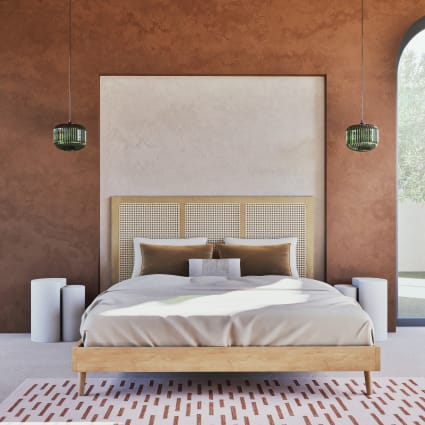 Alfombra de exterior crudo y marrón 160x230 cm Zebena | Maisons du Monde