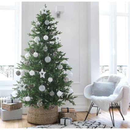 Bola de Navidad de vidrio D.8 cm GLACIER | Maisons du Monde