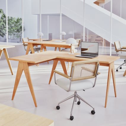 Bureau d'angle professionnel L160 Eko Business | Maisons du Monde