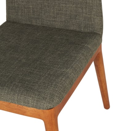 Chaise verte et pieds en bois d'hévéa Gala | Maisons du Monde