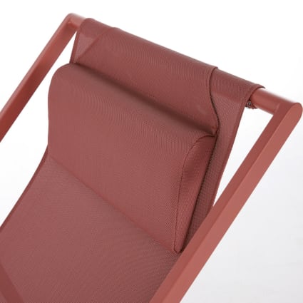 Chilienne en acier et toile plastifiée terracotta Split | Maisons du Monde