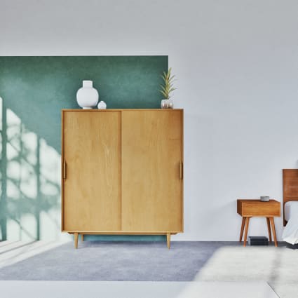 Guarda-roupa vintage com 2 portas de correr, 130 Portobello | Maisons ...