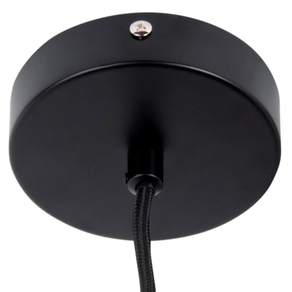 Lampada a sospensione in vetro striato grigio scuro Olney | Maisons du ...
