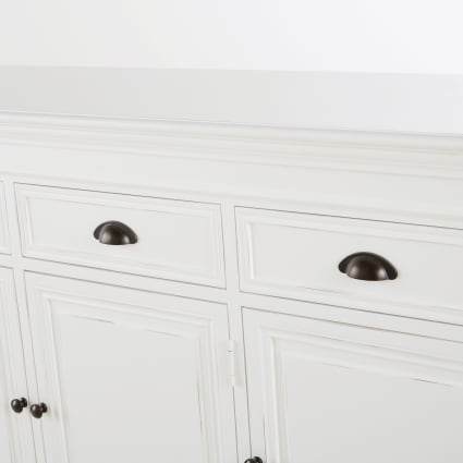 Madia a 3 ante con 3 cassetti bianchi 131 cm Joséphine | Maisons du Monde
