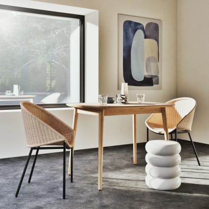 Mesa de comedor extensible 4/6 personas, 120/135 cm Bronx | Maisons du ...