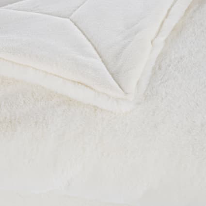 Plaid blanc 180x150 SOHO | Maisons du Monde