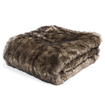 Plaid SHEFFORD aus Kunstfell, braun, 150x180 Shefford | Maisons du Monde