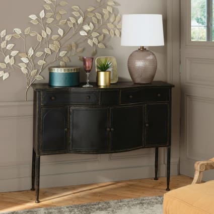 Rama de metal dorado para decorar la pared 110x65 cm | Maisons du Monde