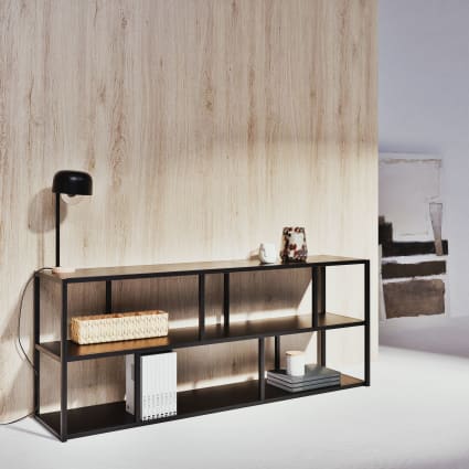 Repisa de metal negro 150 cm Simply | Maisons du Monde
