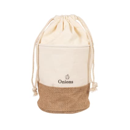 Sac à oignons blanc et beige Octave | Maisons du Monde