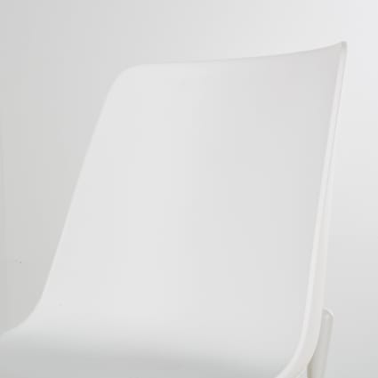 Sedie in polipropilene e acciaio bianco (x2) Fiby | Maisons du Monde