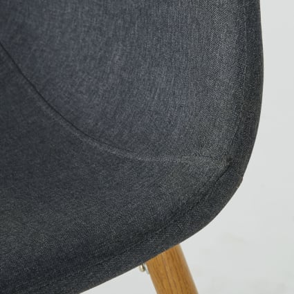 Stuhl im skandinavischen Stil, anthrazitgrau H66 Clyde | Maisons du Monde