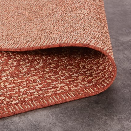 Tapis d'extérieur tissé terracotta 200x290 Anthea | Maisons du Monde