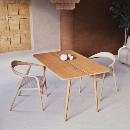 Tavolo da pranzo console estensibile per 5/6 persone lung. 130 cm Patty ...