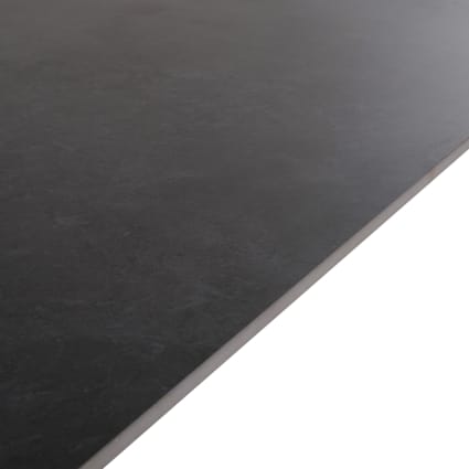 Tischplatte aus Steinverbundstoff, grau 80cm Blackly Business | Maisons ...